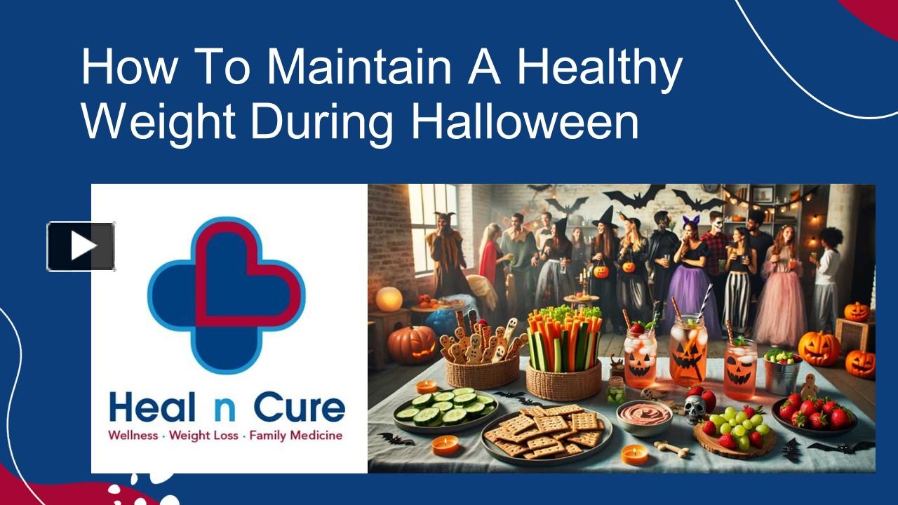 PPT – How To Maintain A Healthy Weight During Halloween PowerPoint ...