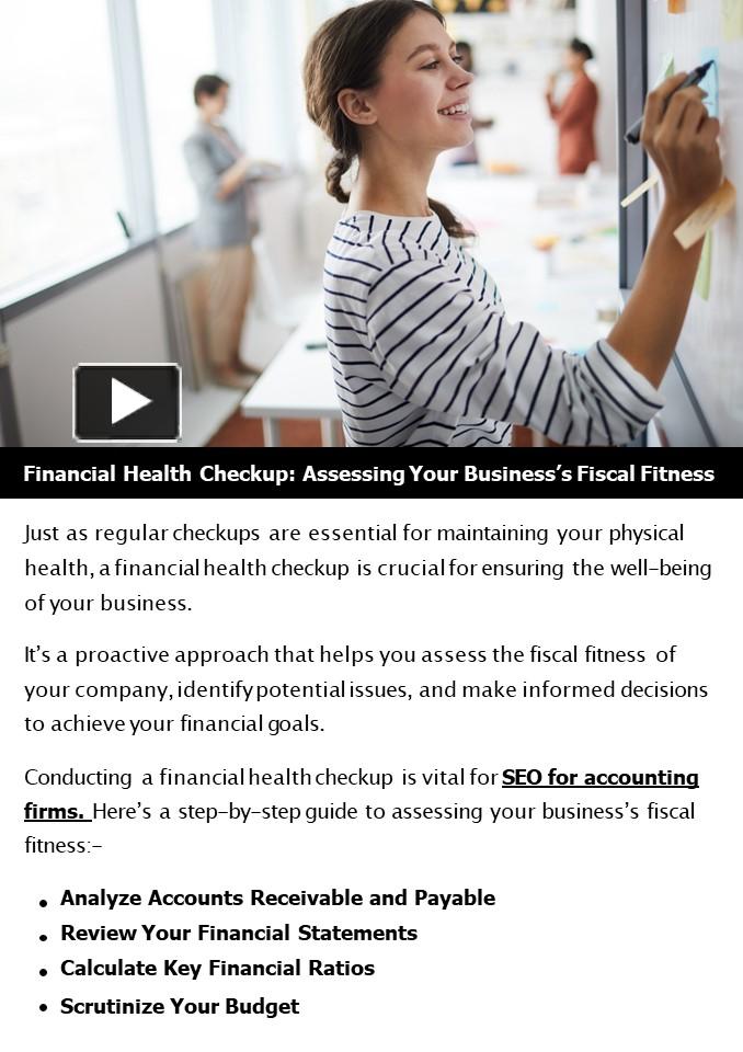 Financial Health Checkup: Assessing Your Business’s Fiscal Fitness ...