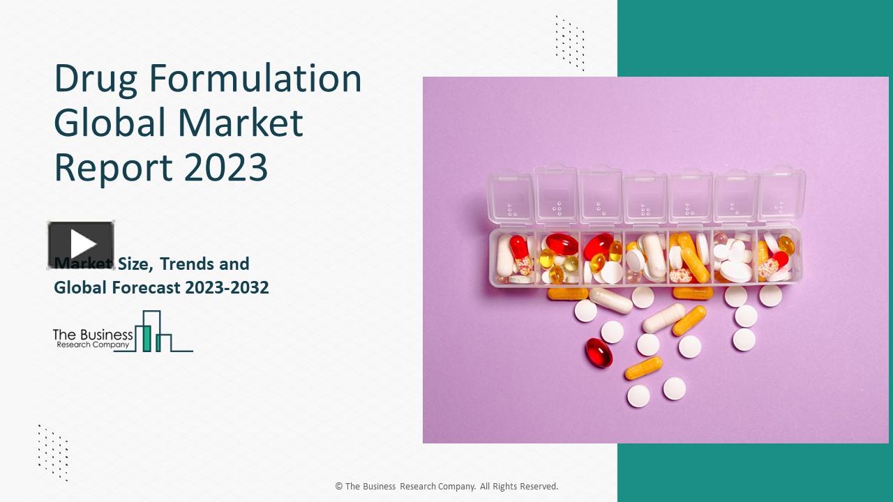 Drug Formulation Market Research Analysis 2023-2032 | Growth, Size ...