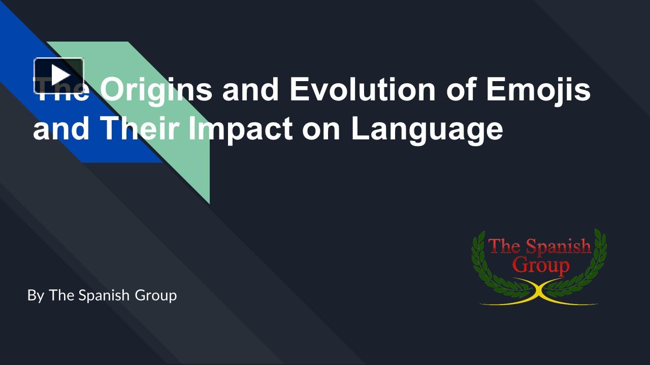PPT – The Origins and Evolution of Emojis and Their Impact on Language ...