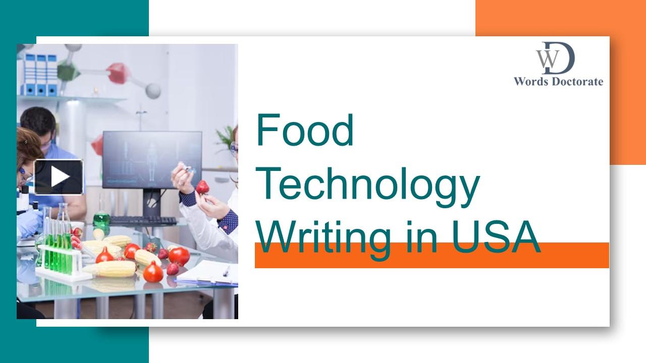 PPT – Benefits Of Food Processing Article Writing In Reno, Nevada ...
