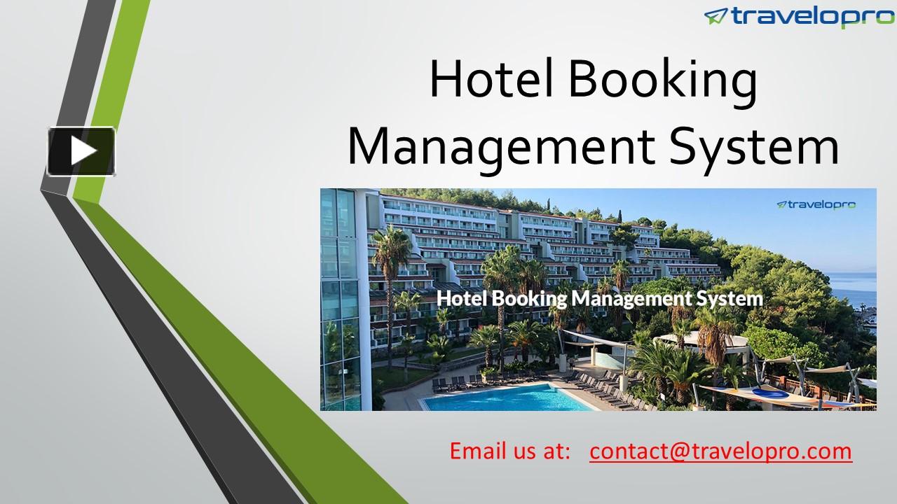 Hotel Booking Management System presentation | free to download