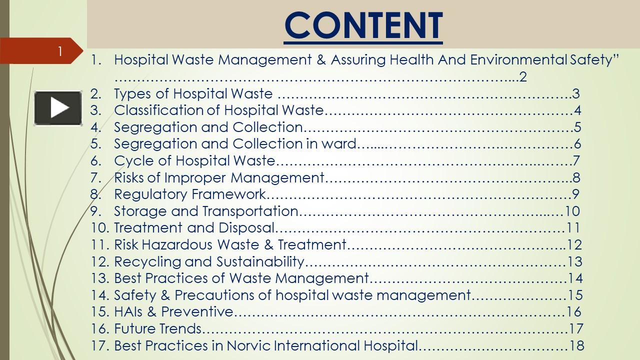 Waste Management presentation | free to download
