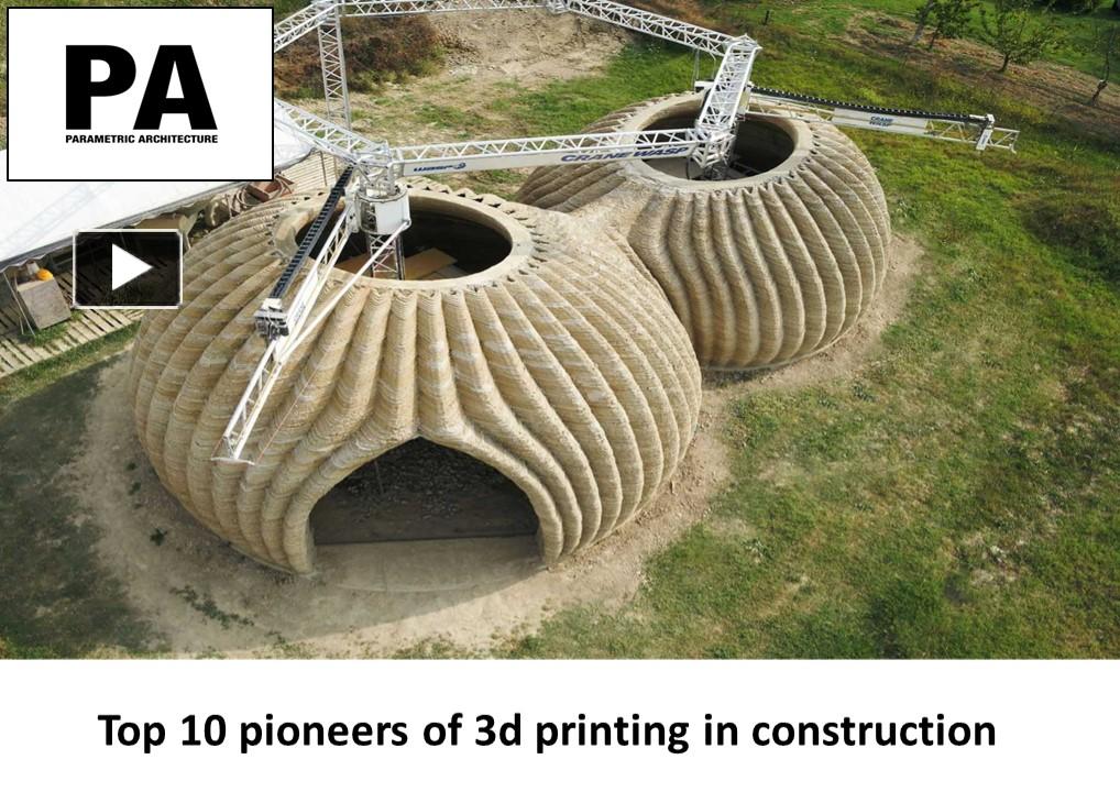 PPT – Top 10 pioneers of 3d printing in construction PowerPoint ...