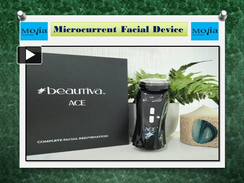 Microcurrent Facial Device presentation | free to download