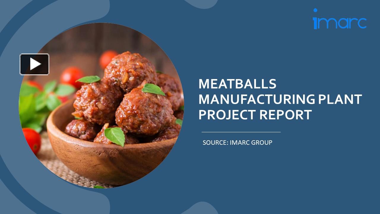 Setting Up a Successful Meatballs Manufacturing Unit: DPR presentation ...