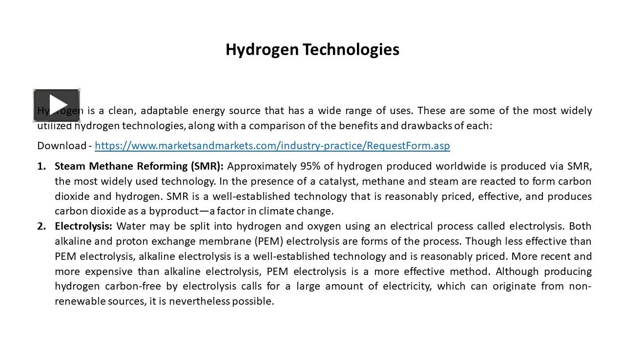 PPT – Hydrogen Technologies PowerPoint presentation | free to download ...