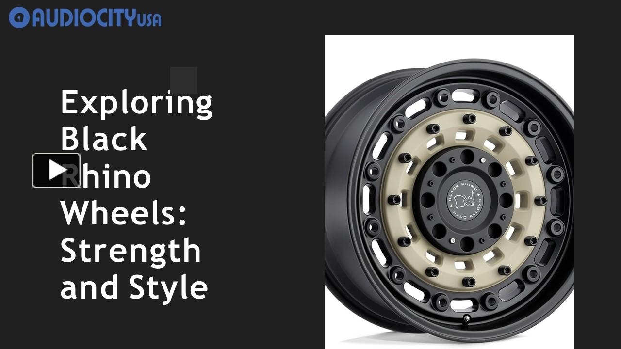 Exploring Black Rhino Wheels: Strength and Style presentation | free to ...