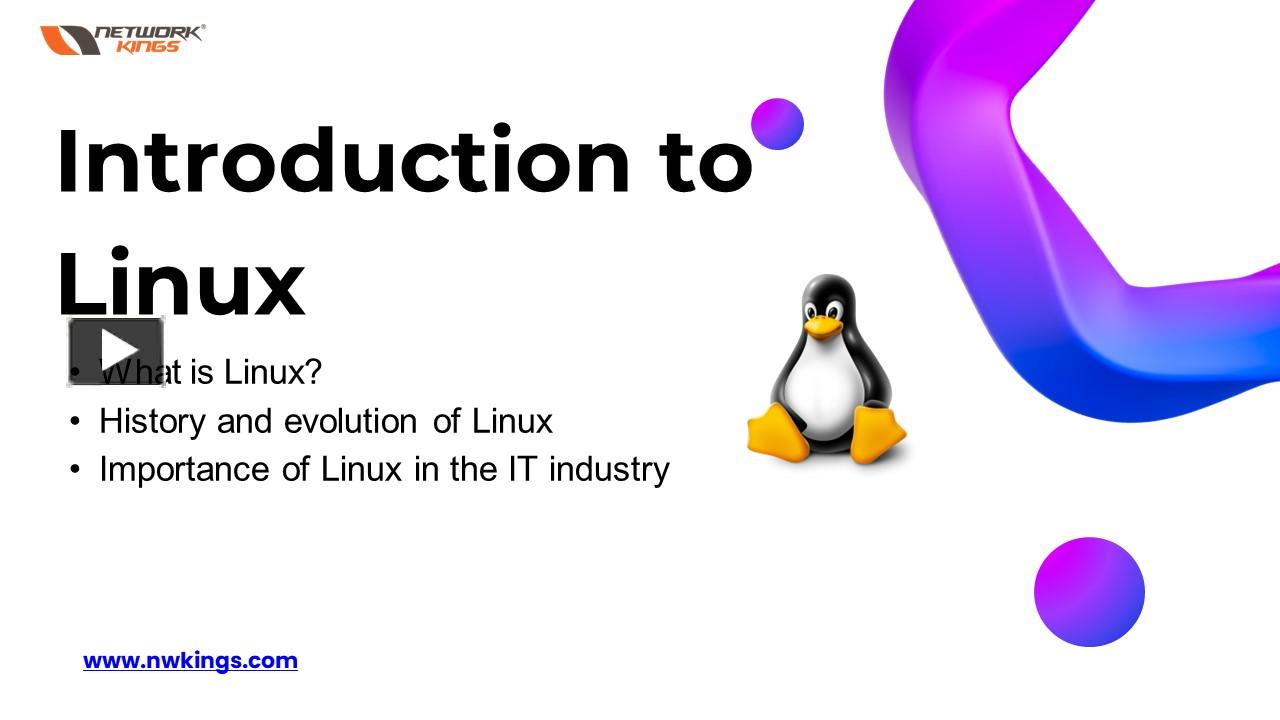 Best Linux Online Training presentation | free to download