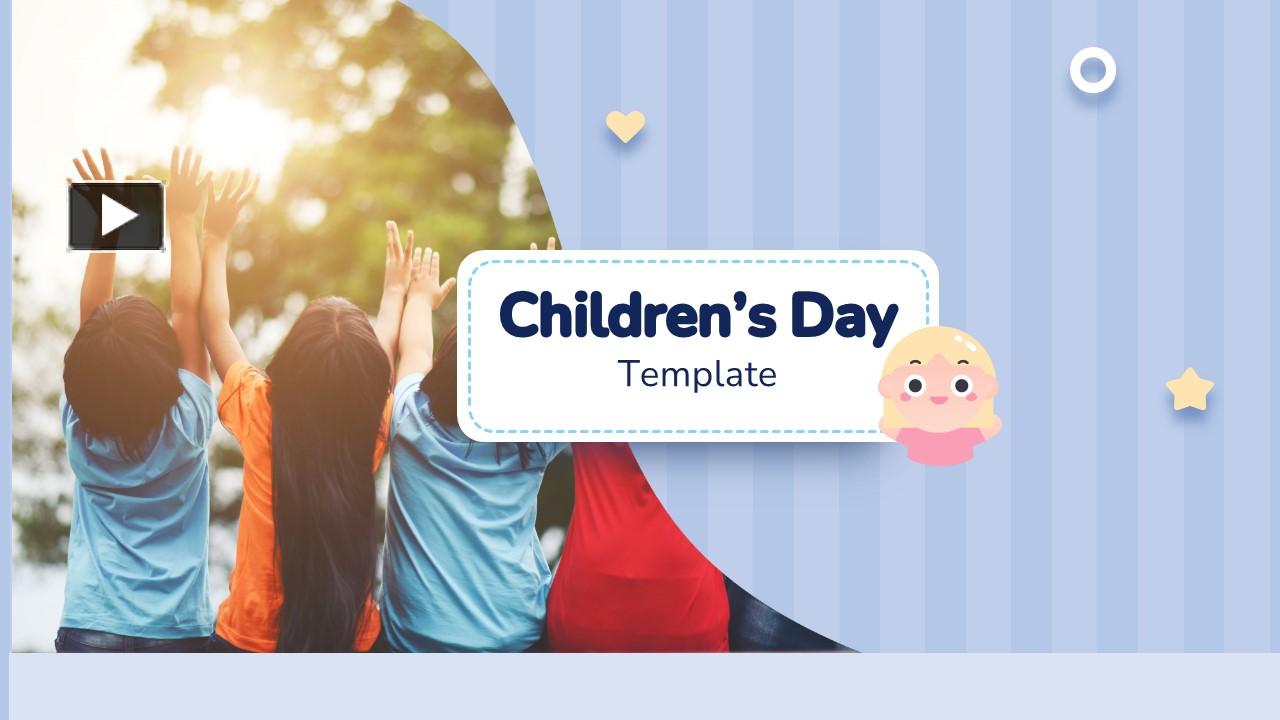 Free Children's day Template from Best presentation design agency ...