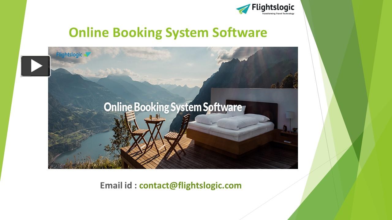 PPT – Online Booking System Software PowerPoint presentation | free to ...
