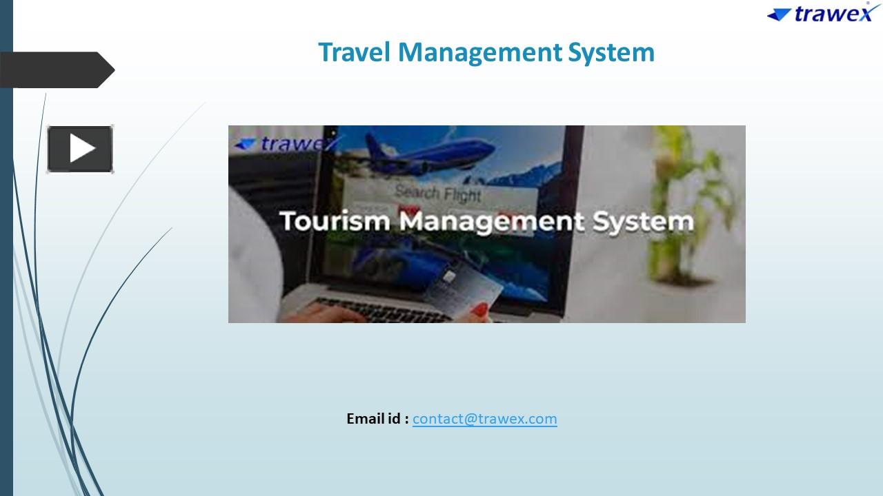 Travel Management System presentation | free to download