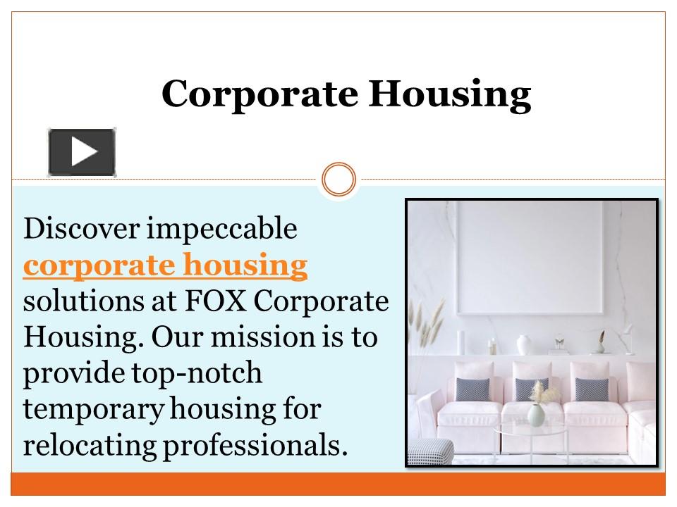 PPT – Corporate Housing PowerPoint presentation | free to download - id ...