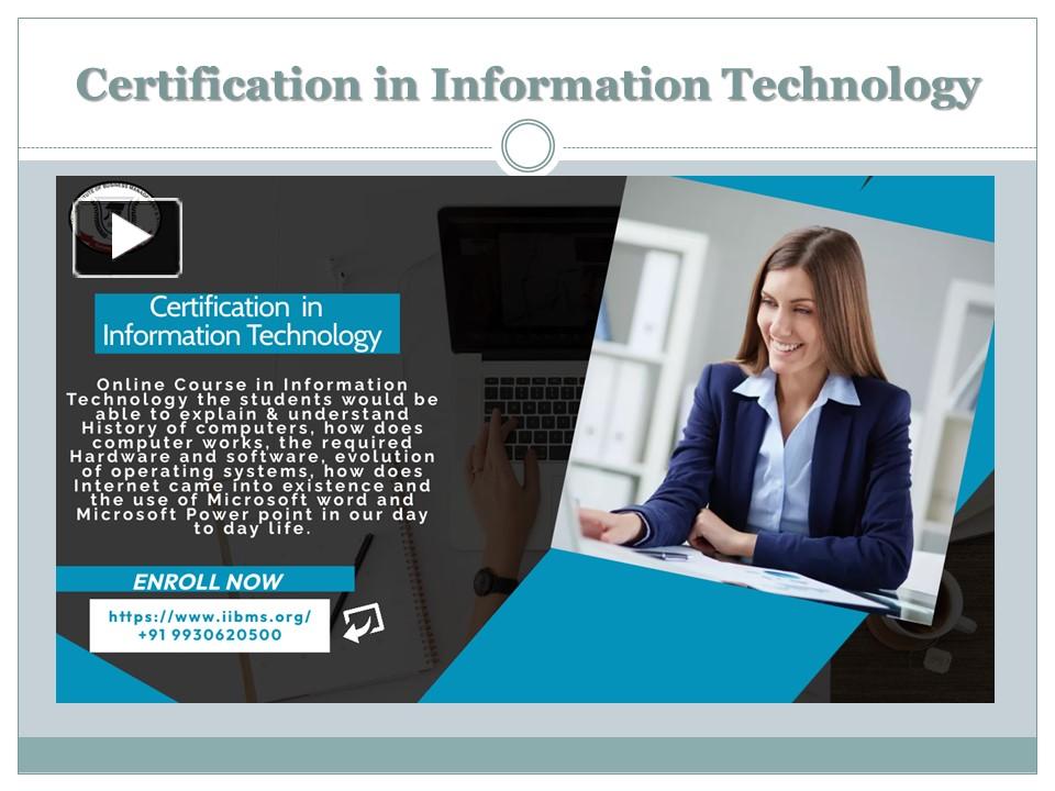 PPT – Certification in Information Technology PowerPoint presentation ...