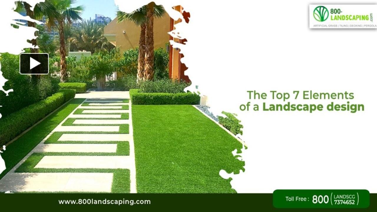 PPT – Top 7 Elements of Landscaping Design PowerPoint presentation ...