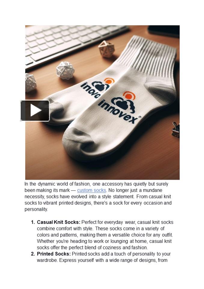 PPT – Unveiling the Most Popular Custom Socks PowerPoint presentation ...