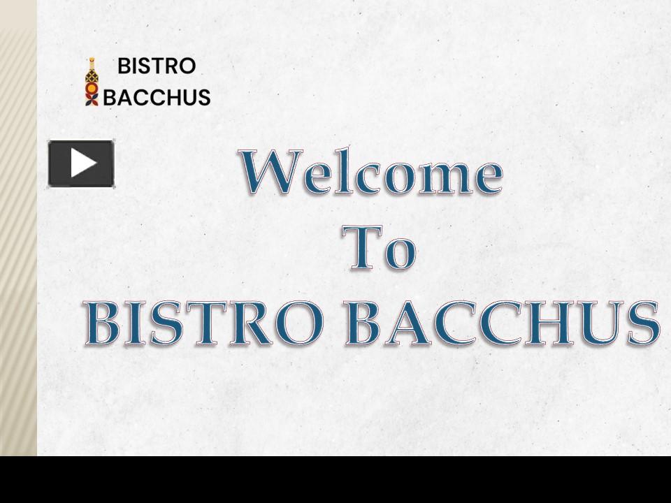 PPT – Best breakfast brunch- BISTRO BACCHUS PowerPoint presentation ...