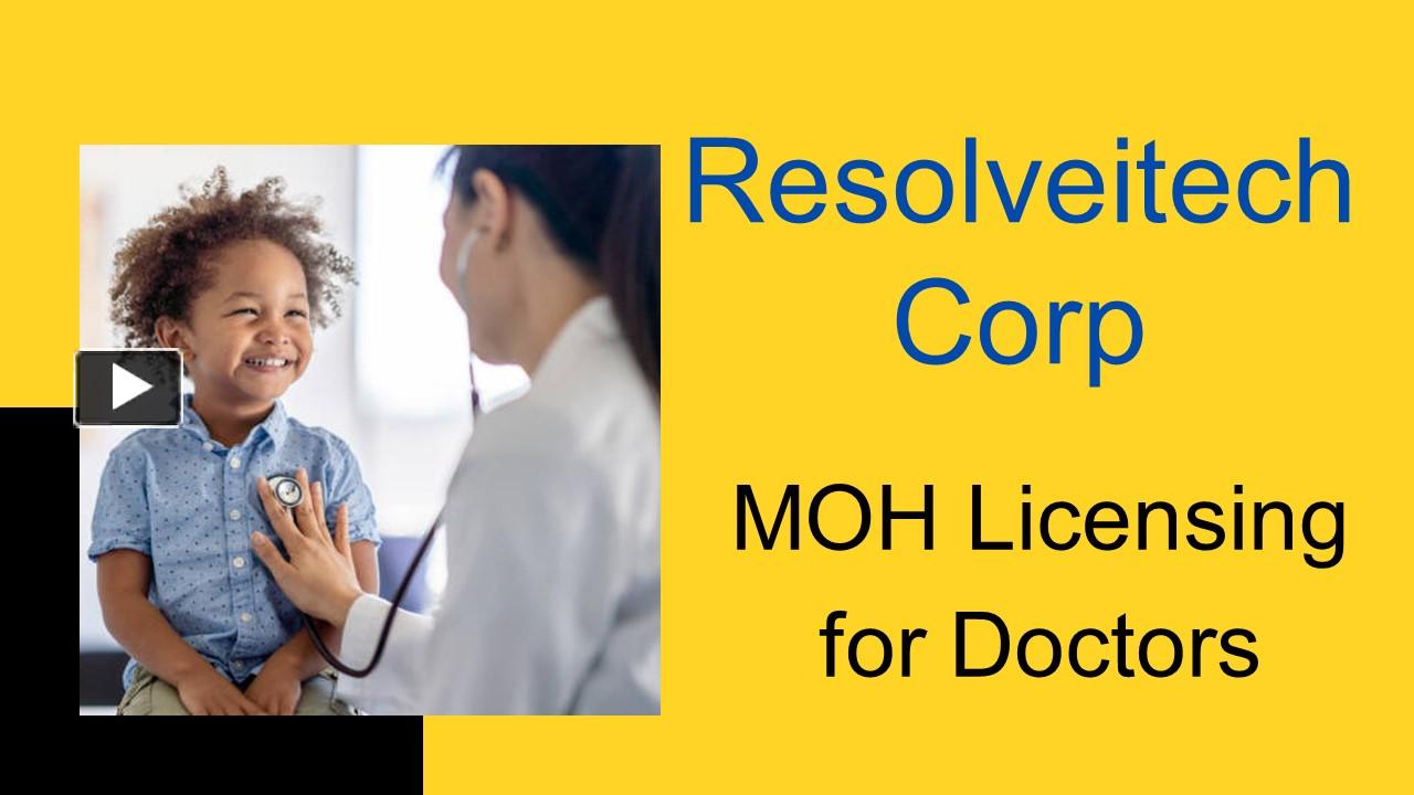 PPT – MOH Licensing for Doctors PowerPoint presentation | free to ...