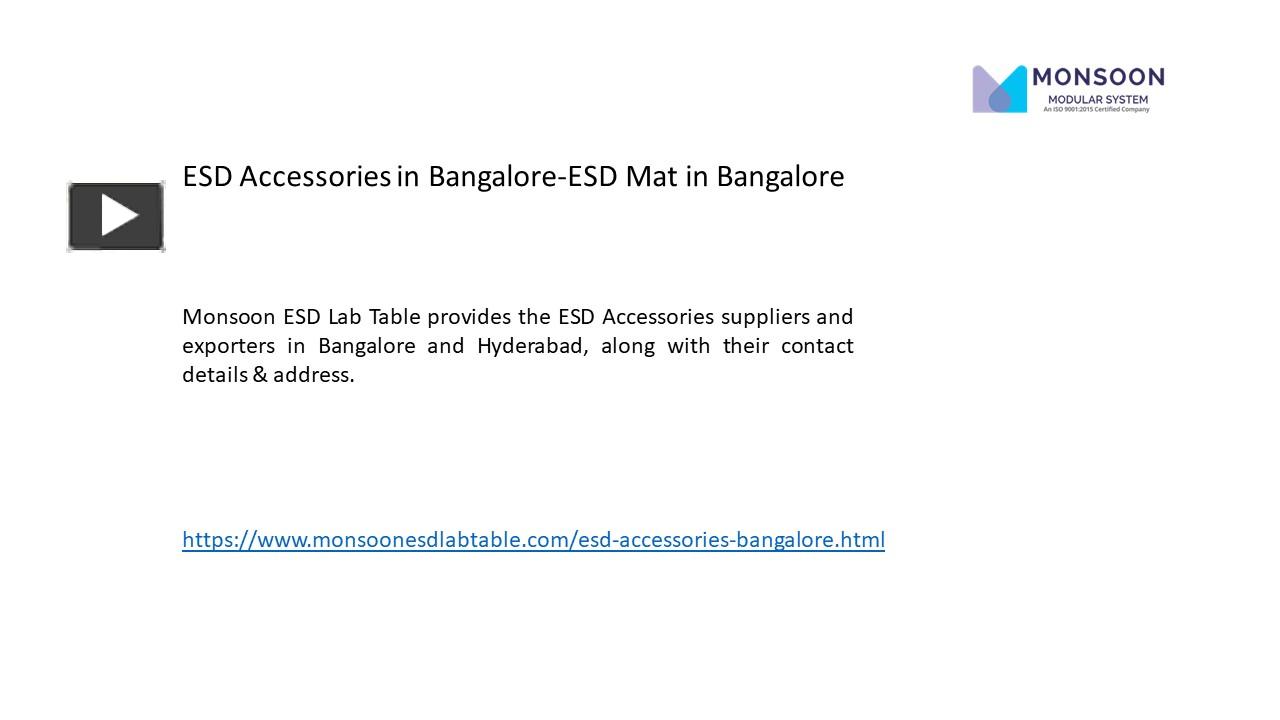 PPT – ESD Accessories in Bangalore-ESD Mat in Bangalore PowerPoint ...