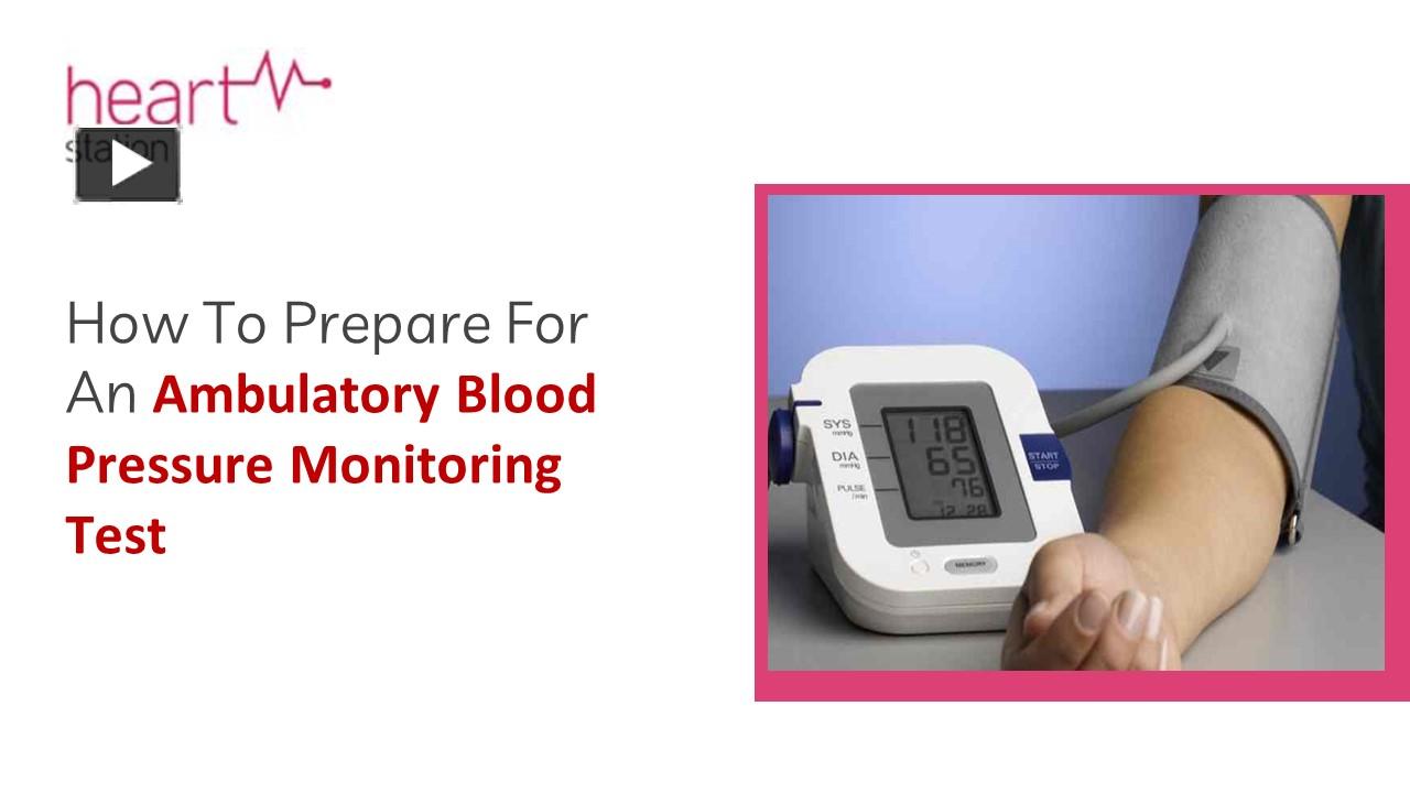 How To Prepare For An Ambulatory Blood Pressure Monitoring Test ...