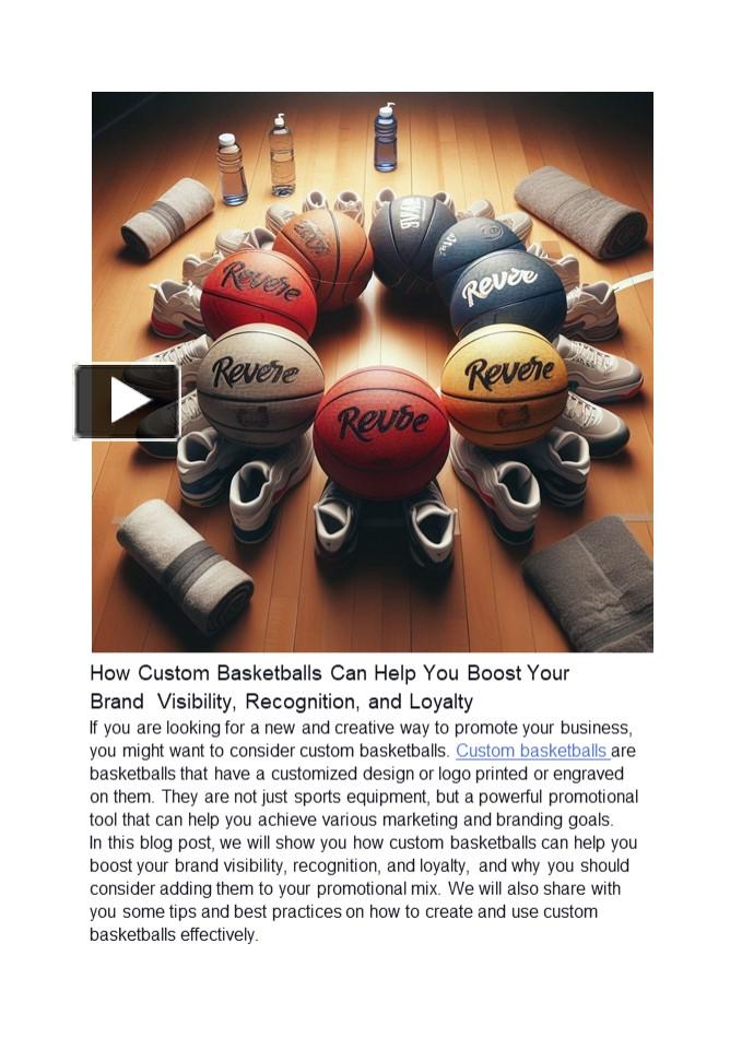 PPT – Custom Basketballs: The Secret Weapon for Business Promotions ...