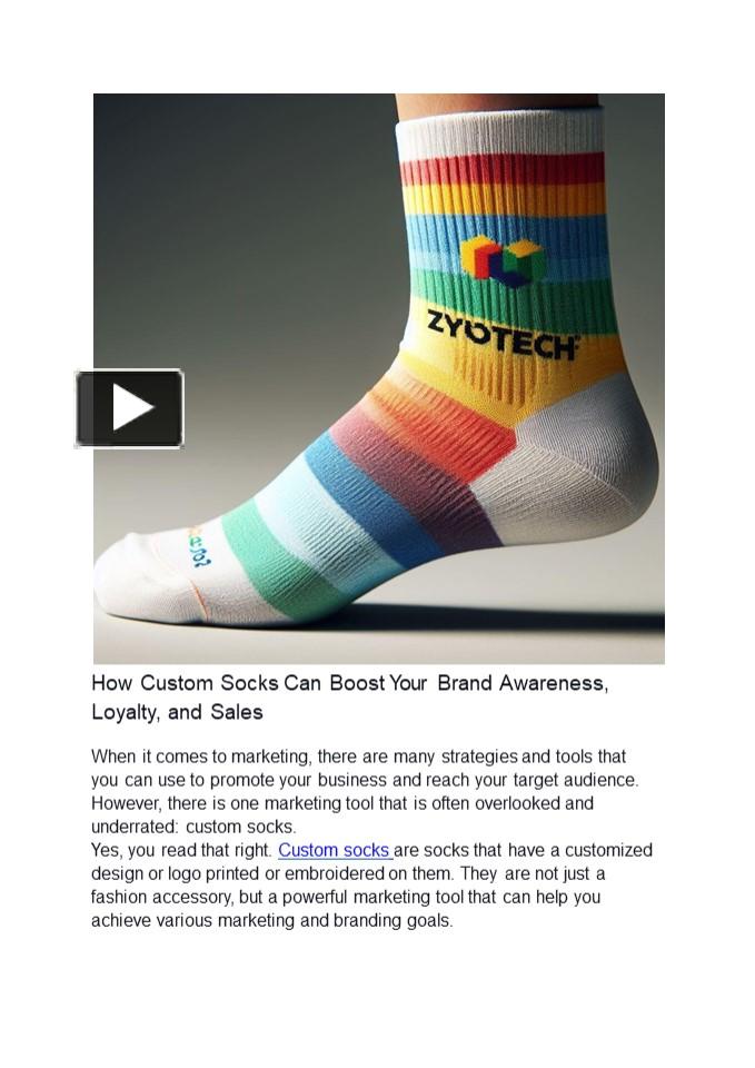PPT – Custom Socks: The Unsung Hero of Marketing PowerPoint ...