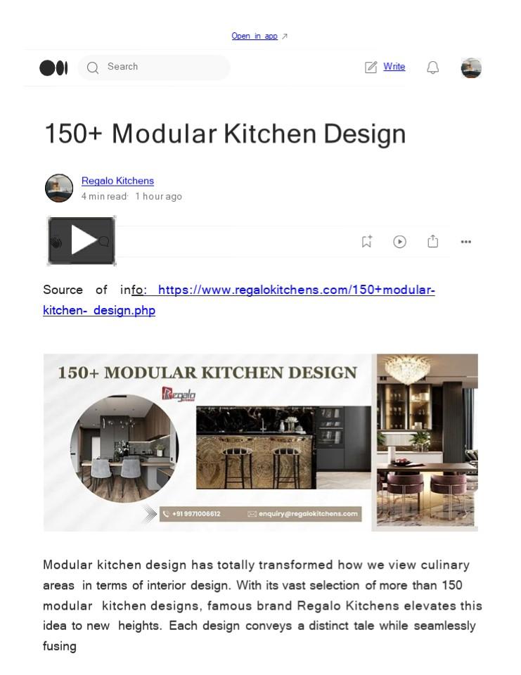 PPT – 150+ Modular Kitchen Design PowerPoint presentation | free to ...