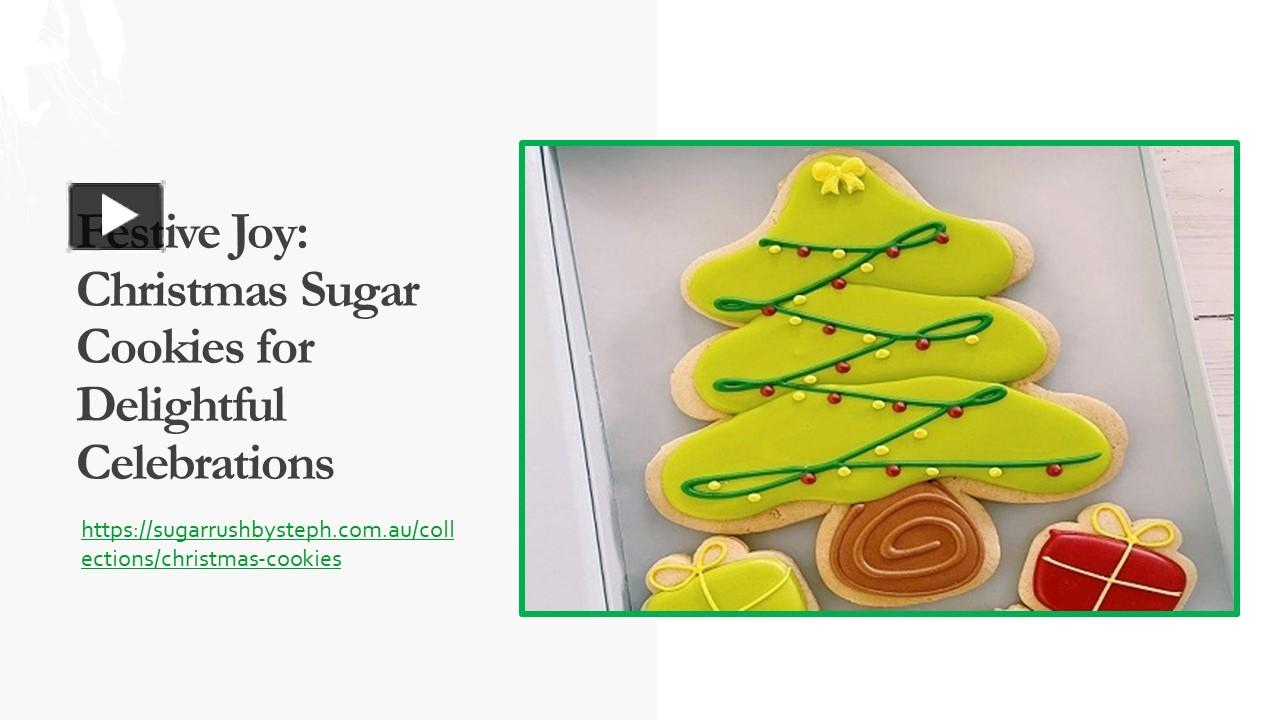 Festive Joy: Christmas Sugar Cookies for Delightful Celebrations ...