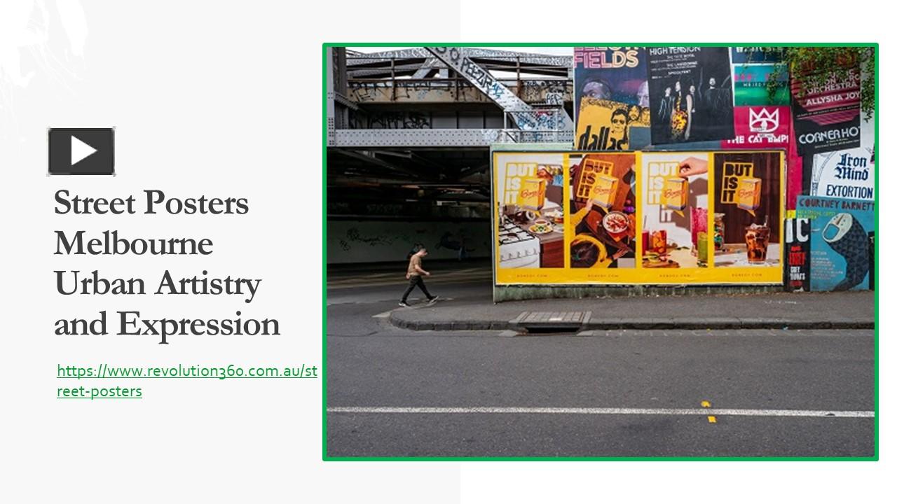 PPT – Street Posters Melbourne: Urban Artistry and Expression ...