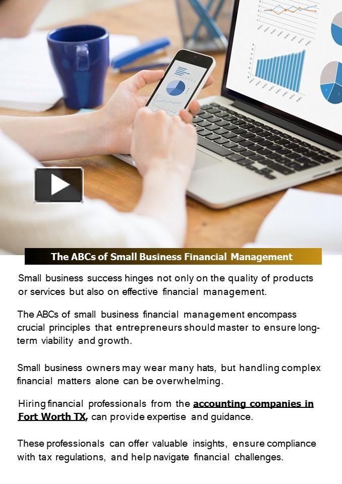 PPT – The ABCs of Small Business Financial Management PowerPoint ...