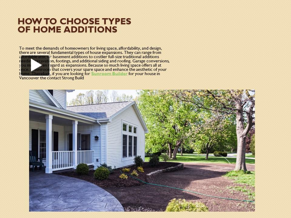 PPT – How to Choose Types of Home Additions (1) PowerPoint presentation ...