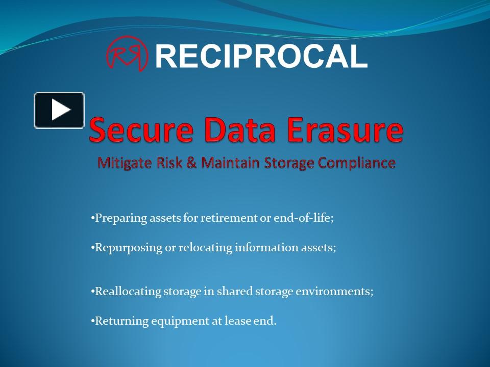 PPT – Secure Data Erasure PowerPoint presentation | free to download ...