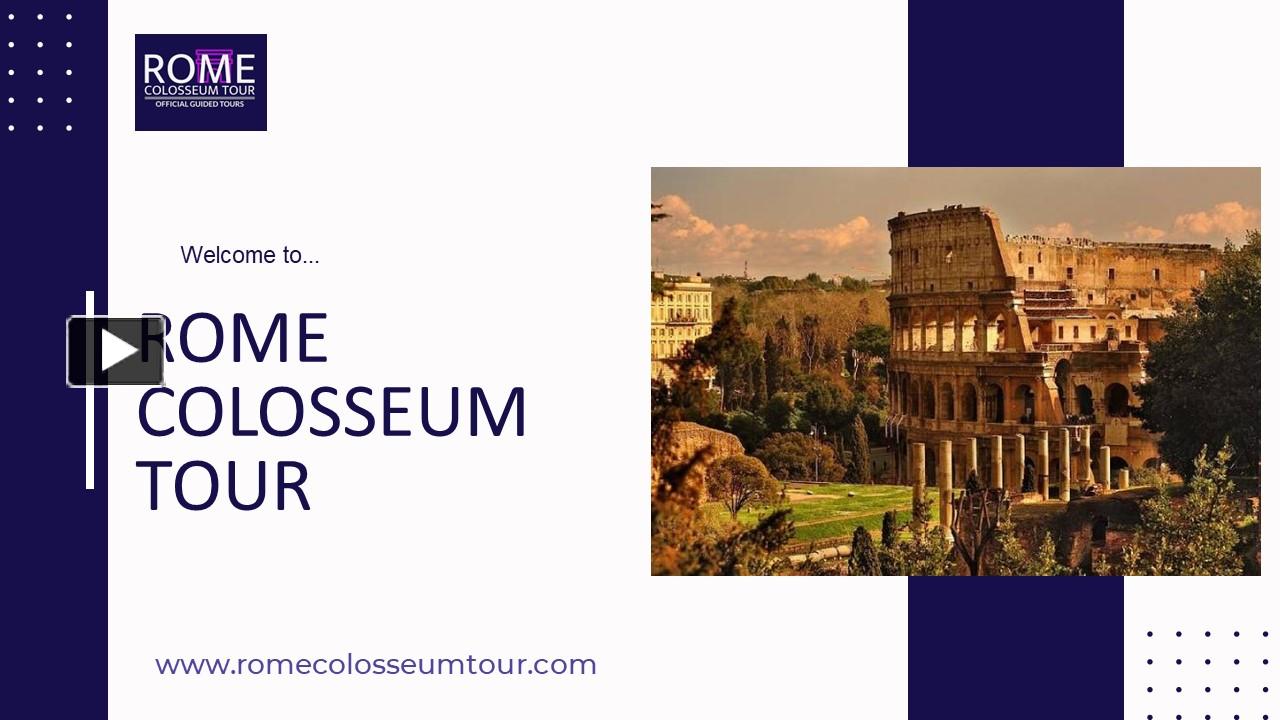 Rome Colosseum Tours presentation | free to download