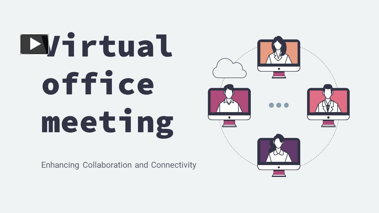 PPT – Virtual office meeting PowerPoint presentation | free to download ...