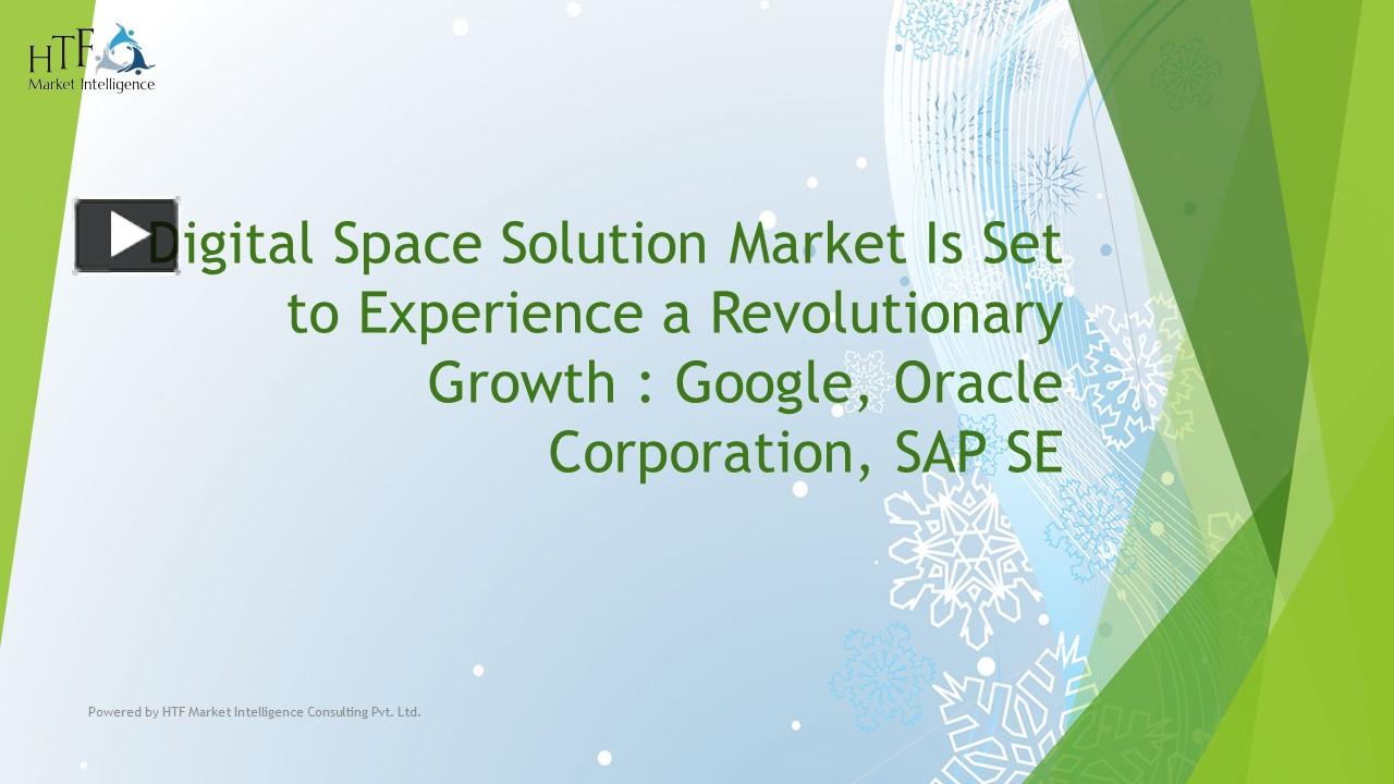 Digital Space Solution market presentation | free to download