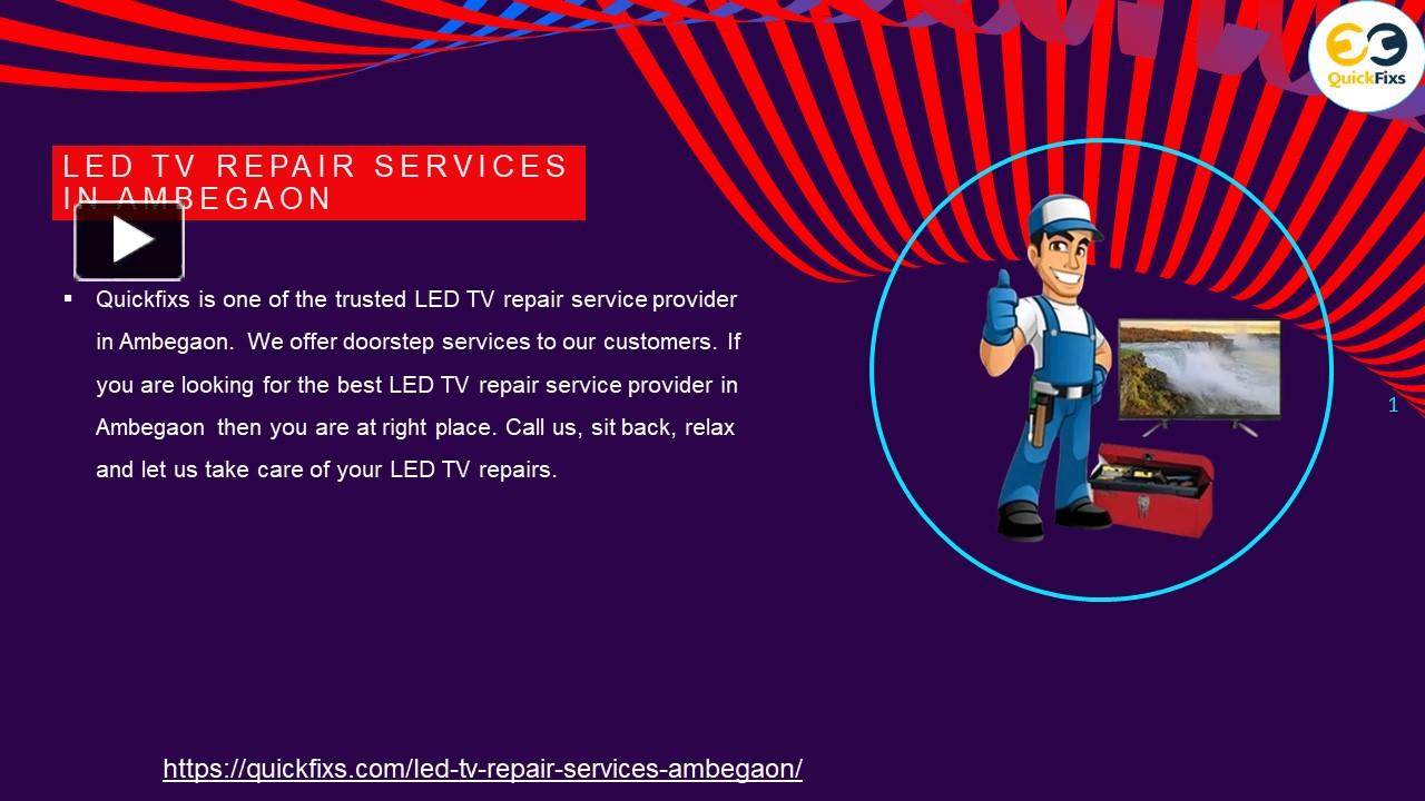 Best LED TV Repair And Servicing In Ambegaon presentation | free to ...