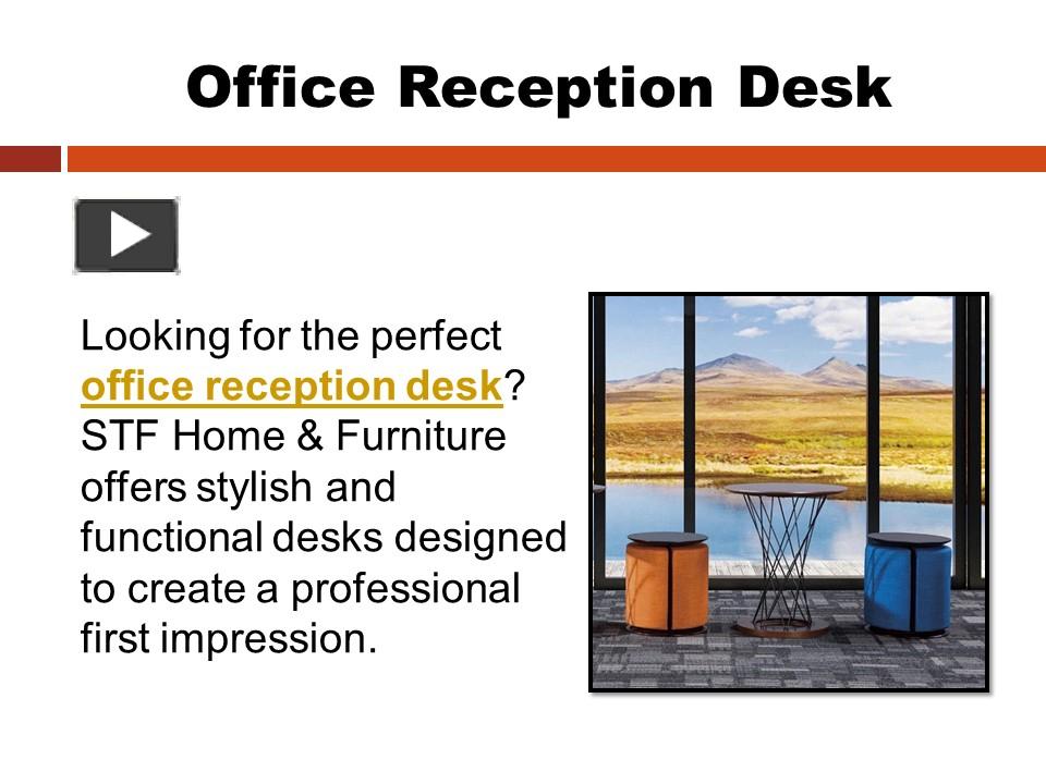 PPT – Office Reception Desk PowerPoint presentation | free to download ...