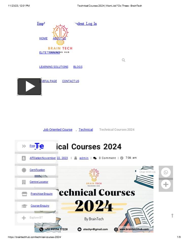 PPT – Technical courses in 2024 PowerPoint presentation | free to ...