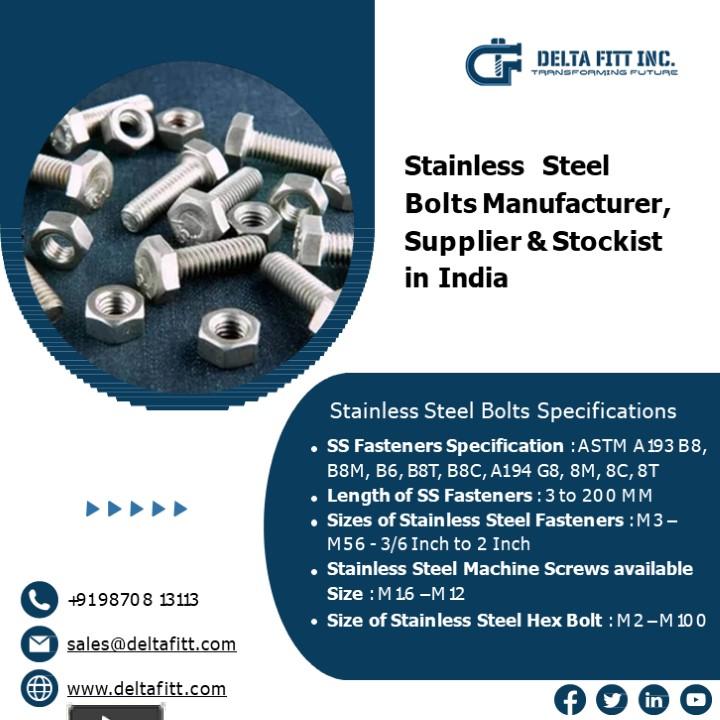 PPT – Best Eye Bolts | Anchor Bolts | High Tensile Bolts - Delta Fitt ...