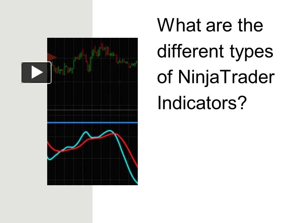 What are the different types of NinjaTrader Indicators? presentation ...