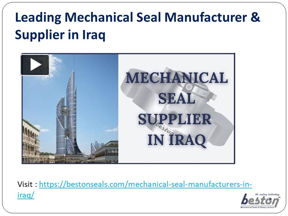 PPT – Best Mechanical seal manufacturers in Iraq - Beston Seals ...
