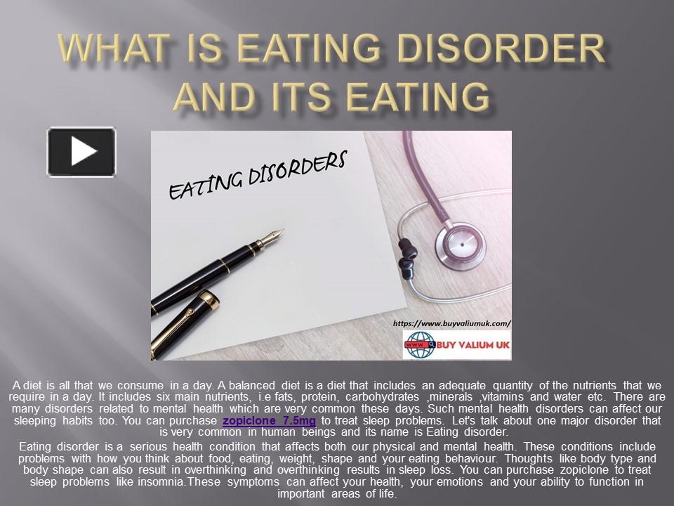 PPT – What is Eating disorder and its eating? PowerPoint presentation ...