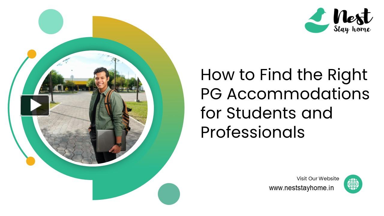 How to Find the Right PG Accommodations for Students and Professionals ...