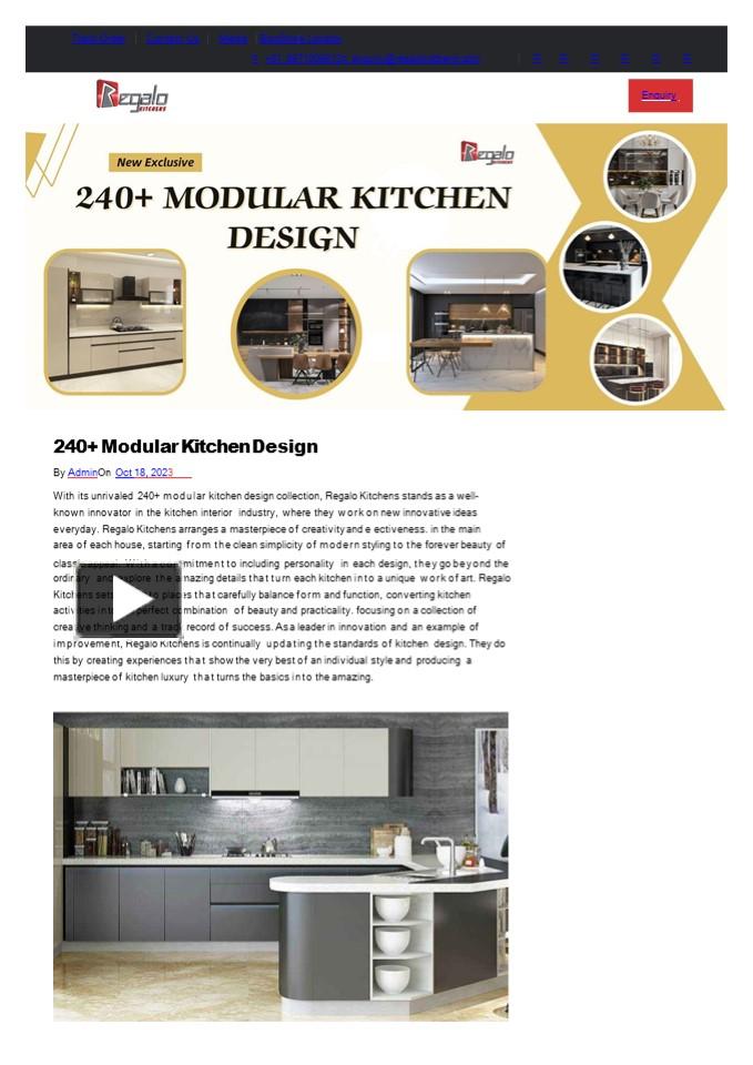 240+ Modular Kitchen Design (1) presentation | free to download