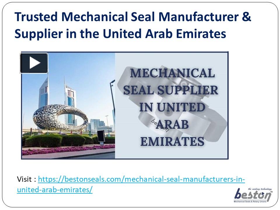 PPT – Best Mechanical seal manufacturers in United Arab Emirates ...