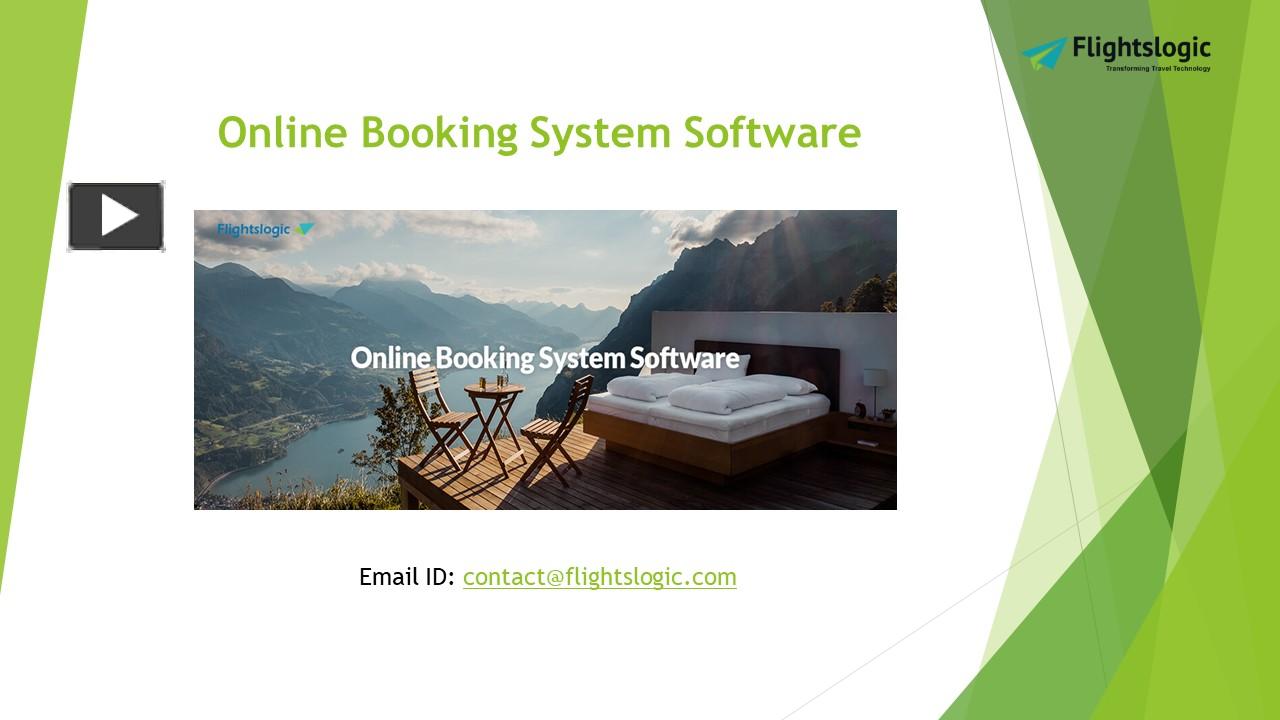 PPT – Online Booking System Software PowerPoint presentation | free to ...