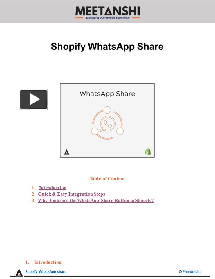 PPT – Shopify WhatsApp Share PowerPoint presentation | free to download ...