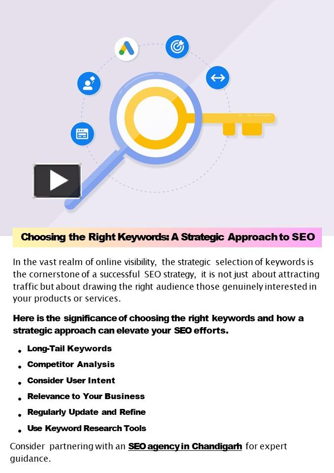 PPT – Choosing the Right Keywords: A Strategic Approach to SEO ...