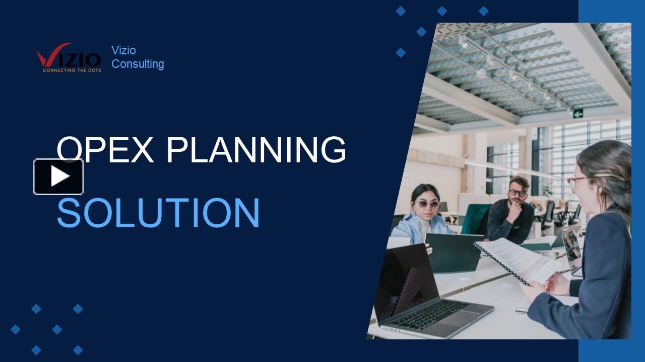 Opex Planning Solution presentation | free to download