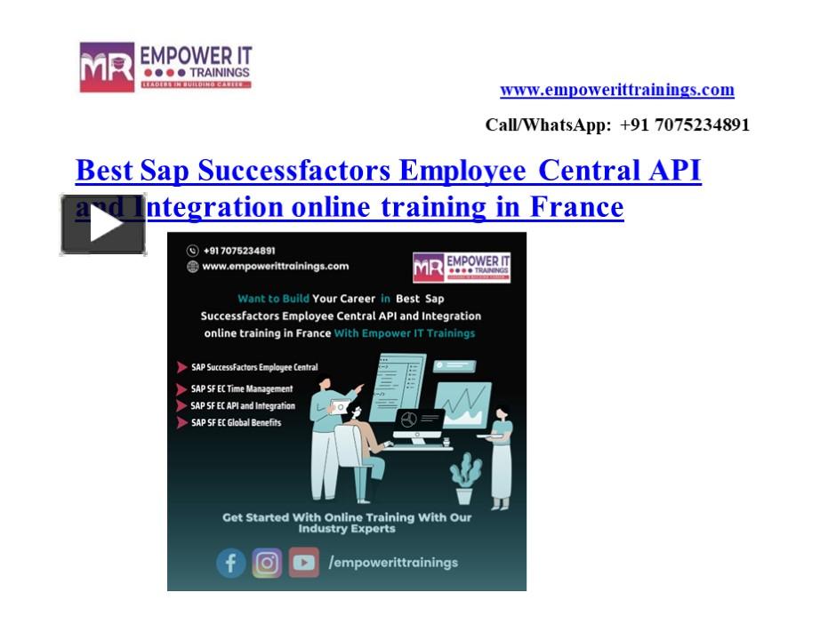 PPT – Sap Successfactors Employee Central API and Integration online ...